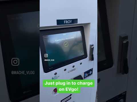 Easy charging with EVgo on our Mach-E using Autocharge+