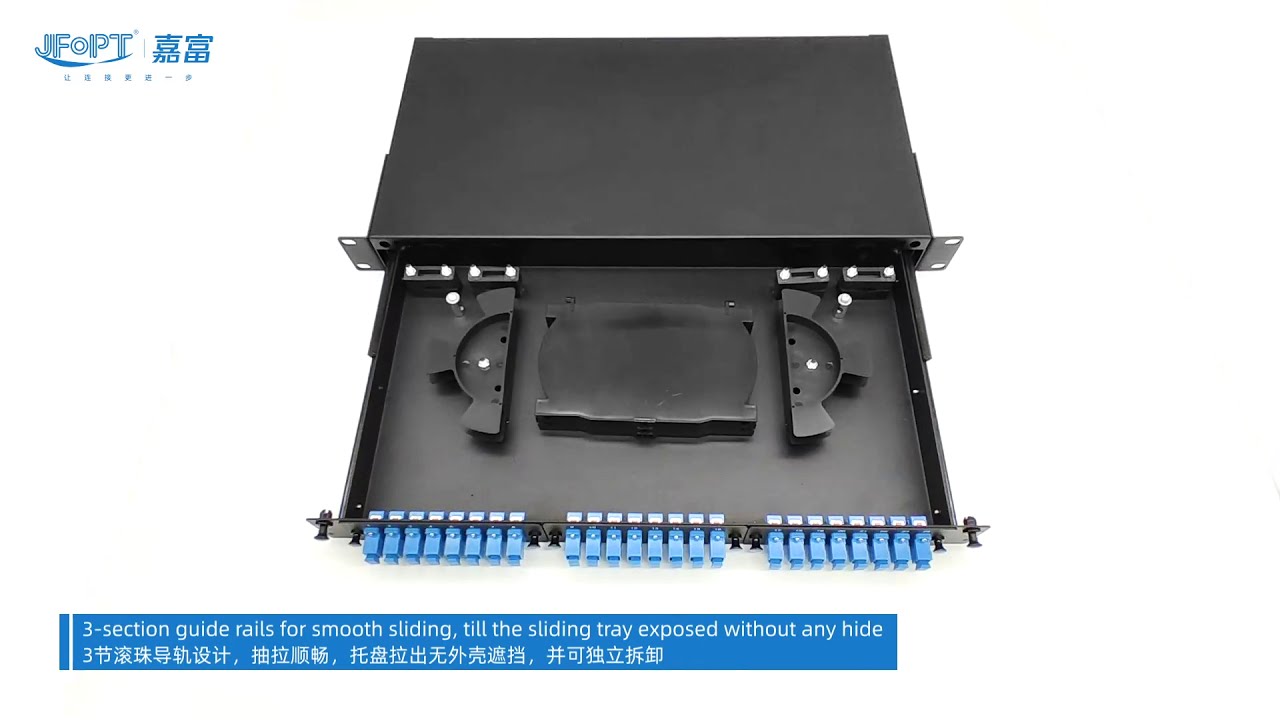 1U RACK MOUNTED PATCH PANEL