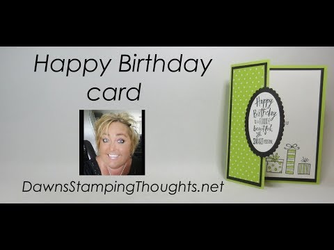 Happy Birthday card by Dawn