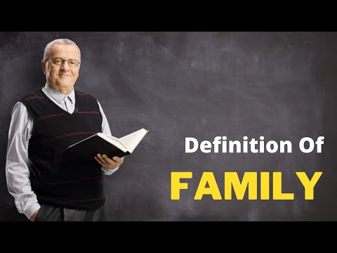 Simple Definition of Family - WHAT DOES Family MEAN ❓ | Definition Channel HD
