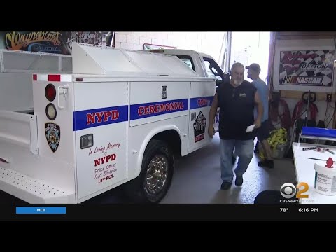 Retired Firefighter Builds Special Truck For NYPD Officers Who Died Of 9/11-Related Illness