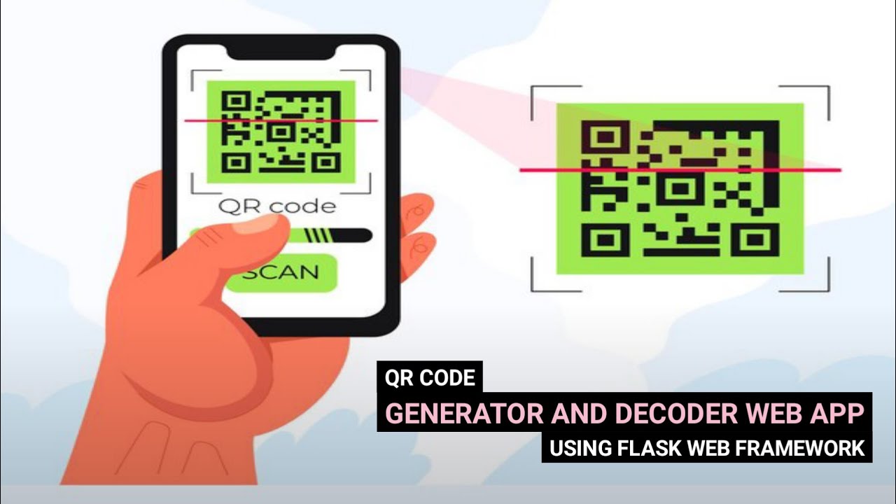 QR Code Generator and Decoder Web App Using Flask Web Framework in Python