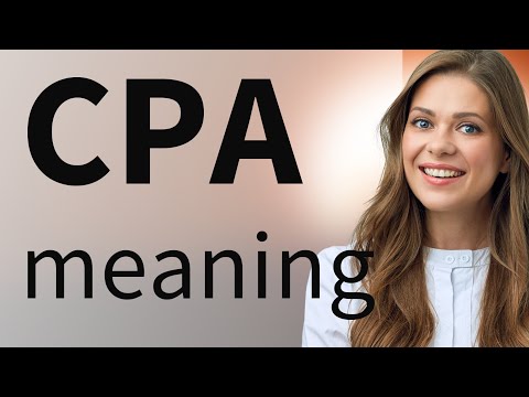 Cpa • CPA definition