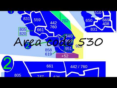How to pronounce Area code 530 in English?