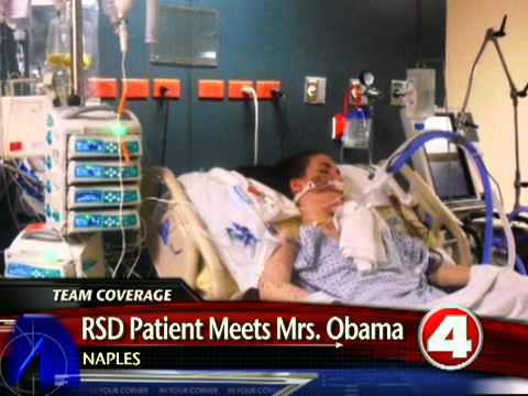 RSD patient meets First Lady in Naples