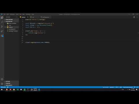 How to make a Discord.js bot | Video 5 | Welcome Embed and Welcome message