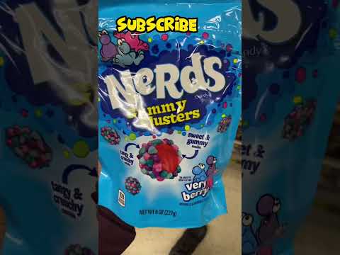 *Nerds Cluster Gummies* Very Berry Sweet & Gummy Inside 😳#subscribe #candy