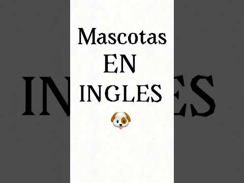 Nombres de mascotas en #ingles #aprenderingles
