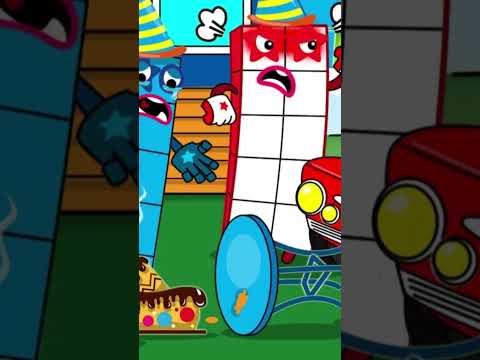 Oh No ! Numberblocks is Angry | Numberblocks Fanmade Coloring Story | Видео