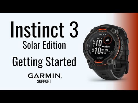 Garmin Instinct 3 Solar (50 mm) — Black/Charcoal GPS Smartwatch