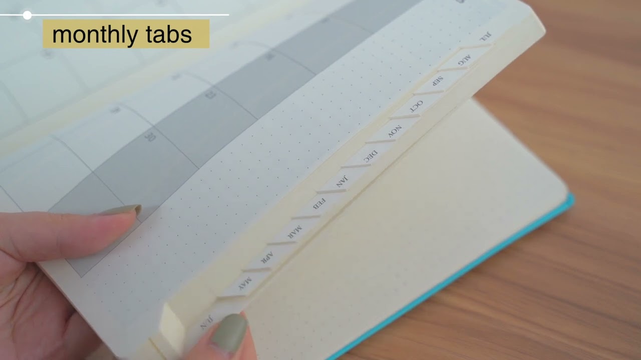 Custom OEM ODM Medium Academic Planner From Jul. 2022 To Jun. 2023