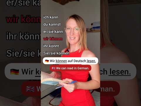 Can you conjugate "können" in German? 🇩🇪🤔 #learngerman #germanlanguage #grammar