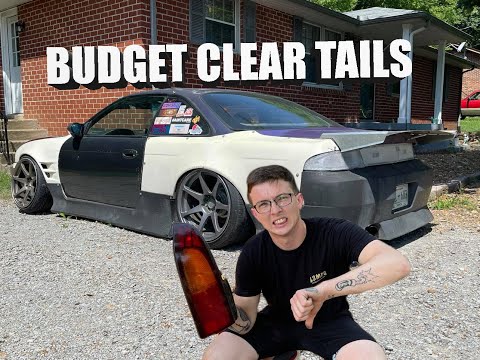 MAKING BUDGET 240SX CLEAR TAILLIGHTS! / ep.16