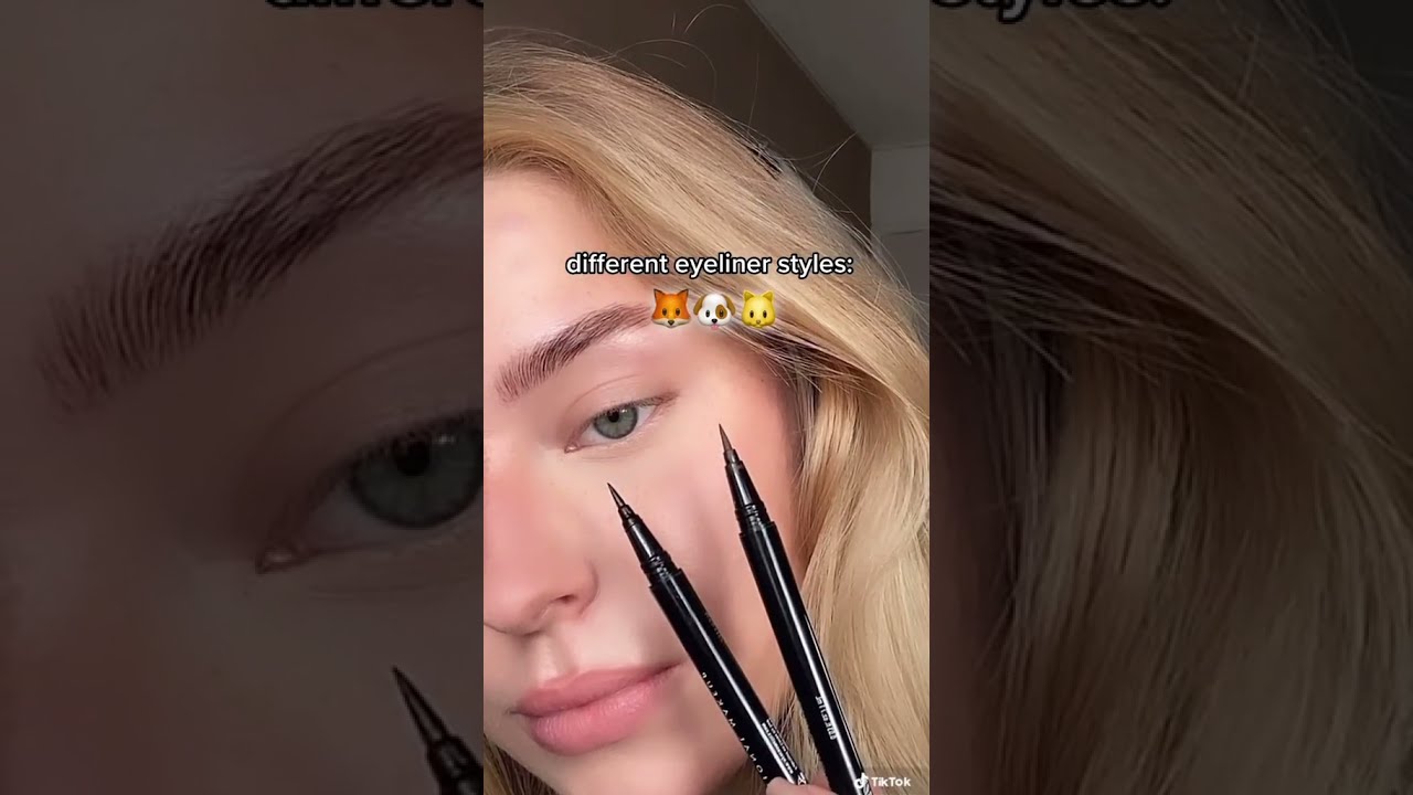 different eyeliner styles ✨