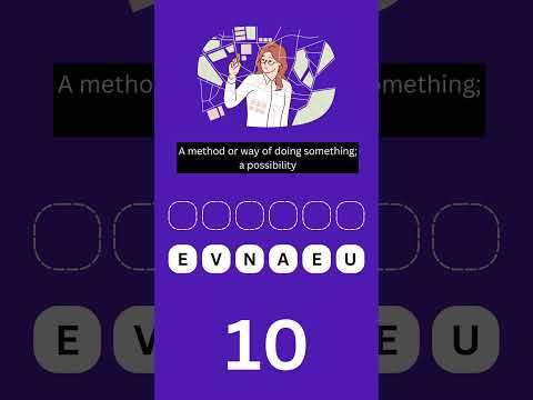Scrambled Word Game - Guess the word (6 letter word)