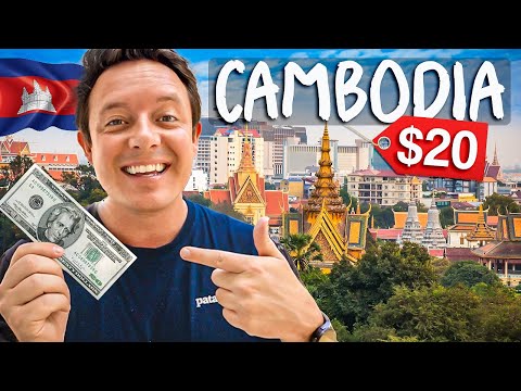 $20 Challenge in PHNOM PENH ???????? CAMBODIA (this place is so CHEAP)