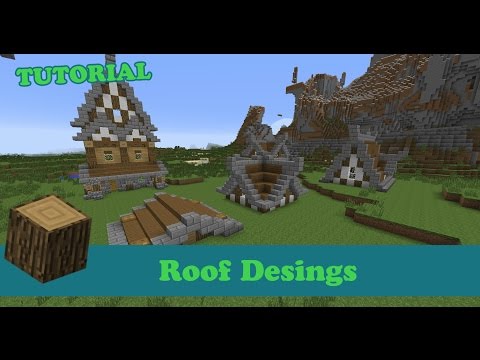 Tutorial || Minecraft Roof Designs PC/PS4/XBOX/PE Minecraft Project