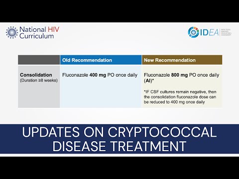 Mini-Lecture Series: Review of 2021 Updates to the Cryptococcal Disease Treatment Guidelines