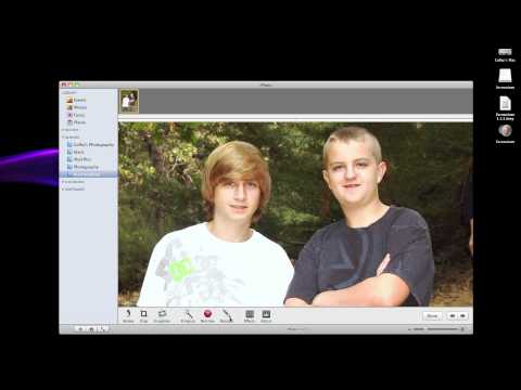 How To Edit Out Blemishes Using iPhoto