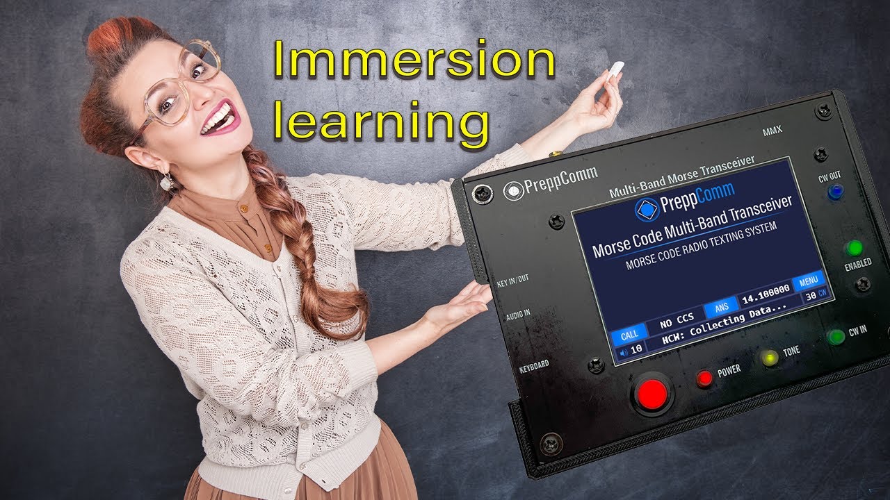 Morse Made Easy™ with PreppComm decoder/encoder