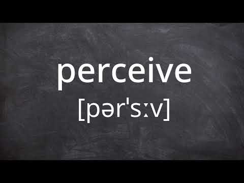 PERCEIVE Pronunciation in American English