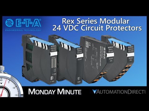 E-T-A Rex Modular Circuit Protection from AutomationDirect