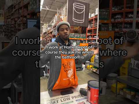 i work at home depot, of course… #homedepot #dayinmylife #worklife #shorts