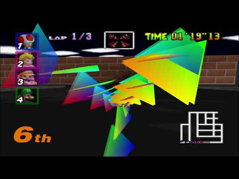 Mario Kart 64 Randomizer Gameplay Video 7 (Simple64)