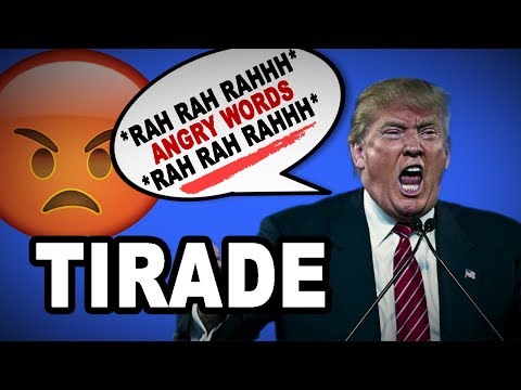 😤 Learn English Words - TIRADE - Meaning, Vocabulary Lesson with Pictures and Examples