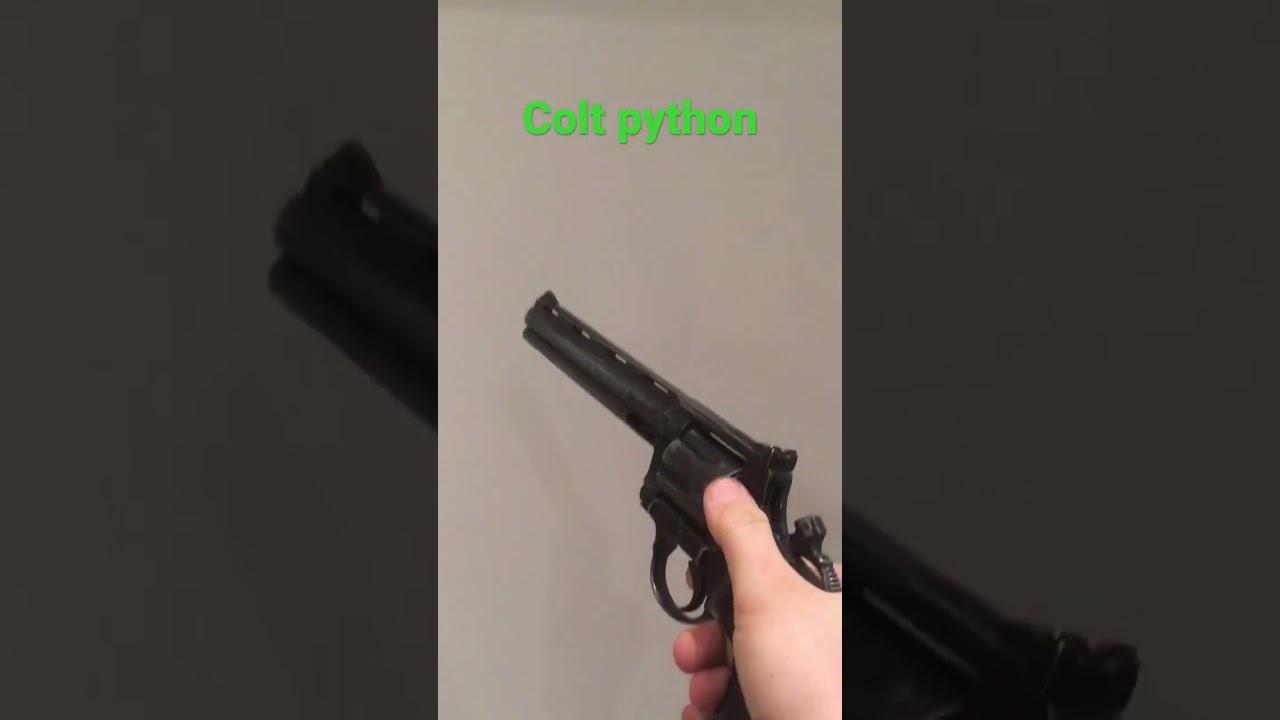 Colt python (Replica) #war #weapons #military #revolver