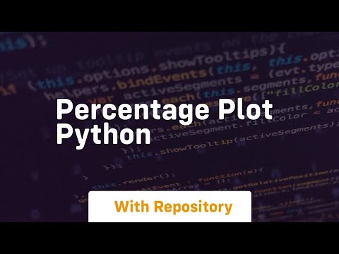 percentage plot python