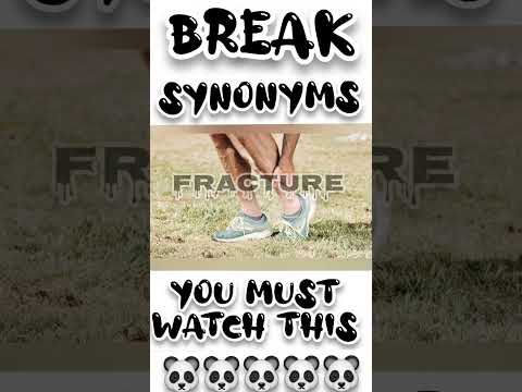 Synonyms Of Break || #Shorts