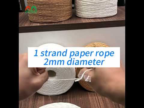 Bulk kraft paper twisted rope | 1mm/1.5mm/2.0mm/3.0mm/4.0mm