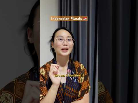 Indonesian plurals be like: just say it twice ๐๐ฎ๐ฉ #language #bahasaindonesia #skit #indonesian
