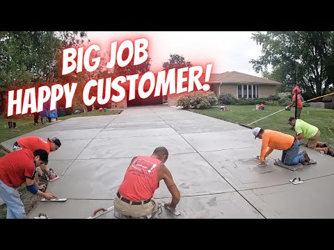 Big driveway, job is finally complete!