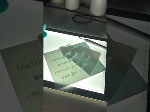 I’m using my Led tracing light box To remove the vinyl on decal 