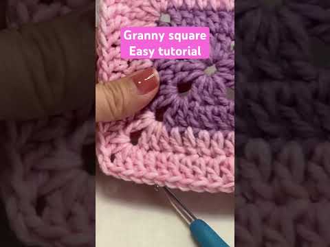How to Crochet Granny Square for Absolute Beginner