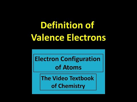 Definition of Valence Electrons