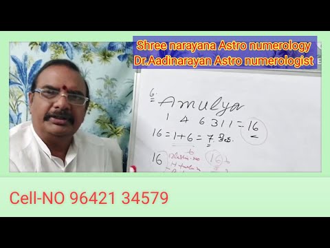AMULYA Name Analysis According to numerology