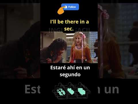 👉 ¿Cómo se dice "Estaré allà en un segundo" en inglés? #inglesparatodos #inglesencasa #aprendeingles