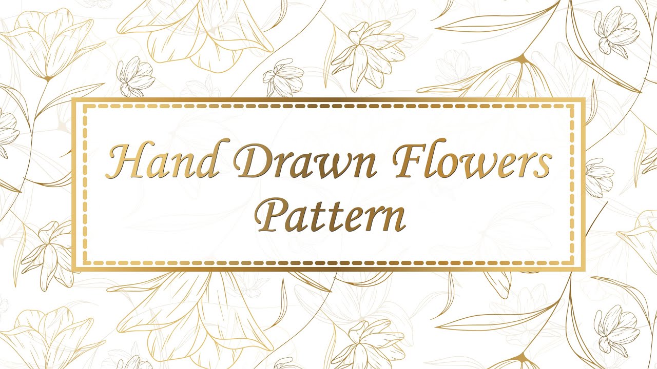 How to create a seamless pattern by using floral vector designs || Adobe Illustrator CC