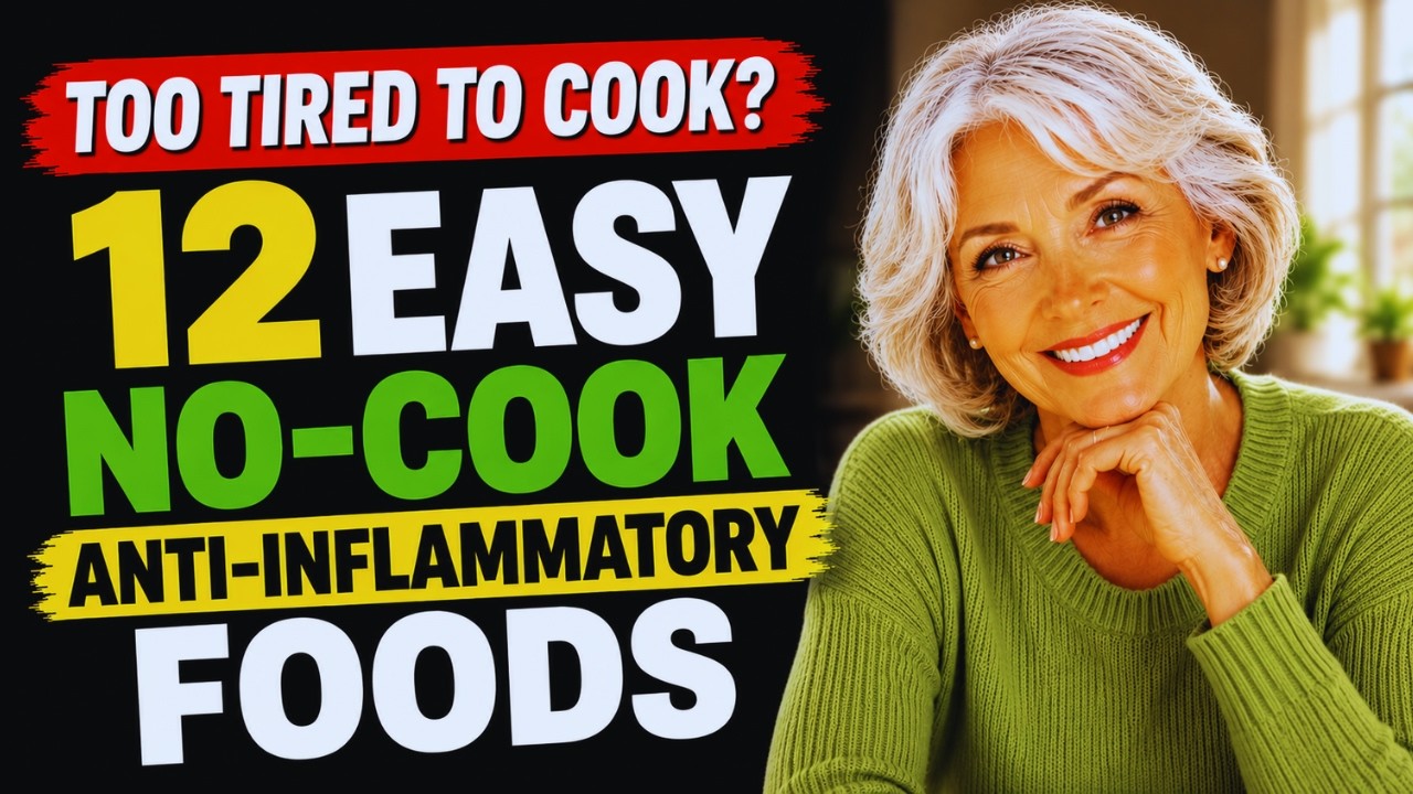 12 Easy No-Cook Anti-Inflammatory Foods for Seniors When Too Tired to Cook