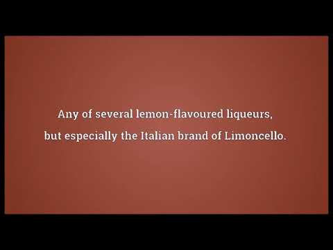 Limoncello Meaning | Wordogram
