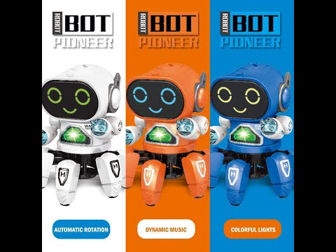 Dancing Robot Electric 6 Claw Robot Octopus Spider Robots Toy Swing Dancing Lamplight