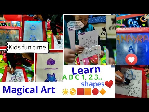 #Anayra's Magic pad ||FunActivityfor kids||Magic pad||Light-Up Drawing Board#||Quick Demo||MyAnsbox
