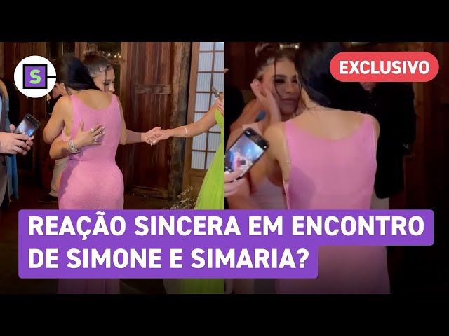 Simone e Simaria: reencontro teve abraço; veja o momento em vídeo