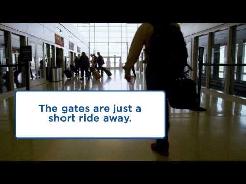 Sacramento International Airport Terminal B - from Ticketing to Gates