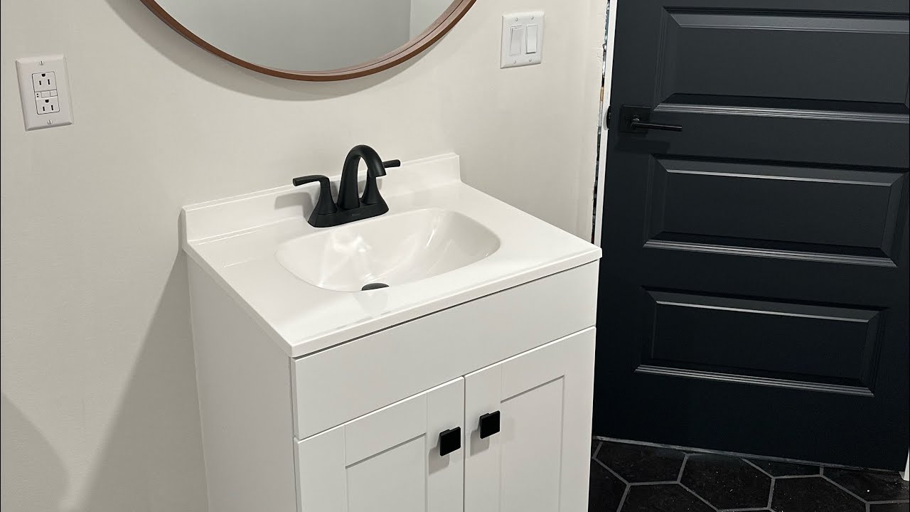 Installing the Cheapest Vanity I Could Find