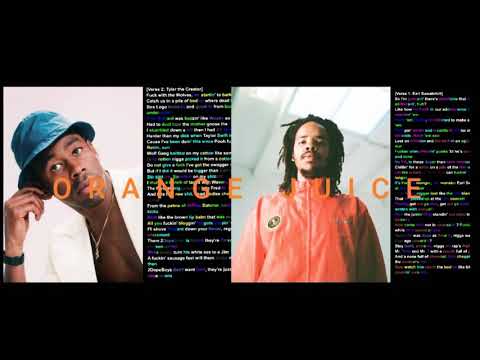Earl Sweatshirt and Tyler The Creator on Orange Juice- Rhymes Highlighted