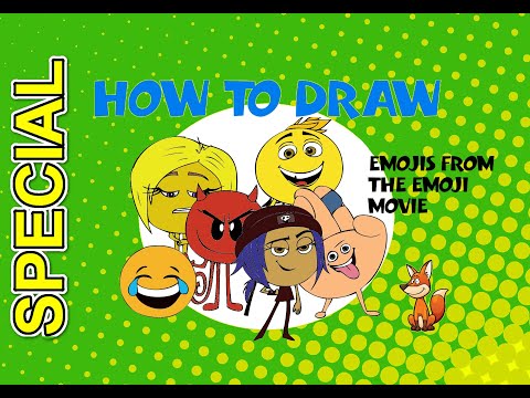 How to Draw The Emojis from the Emoji Movie – STEP BY STEP GUIDE – ART ...